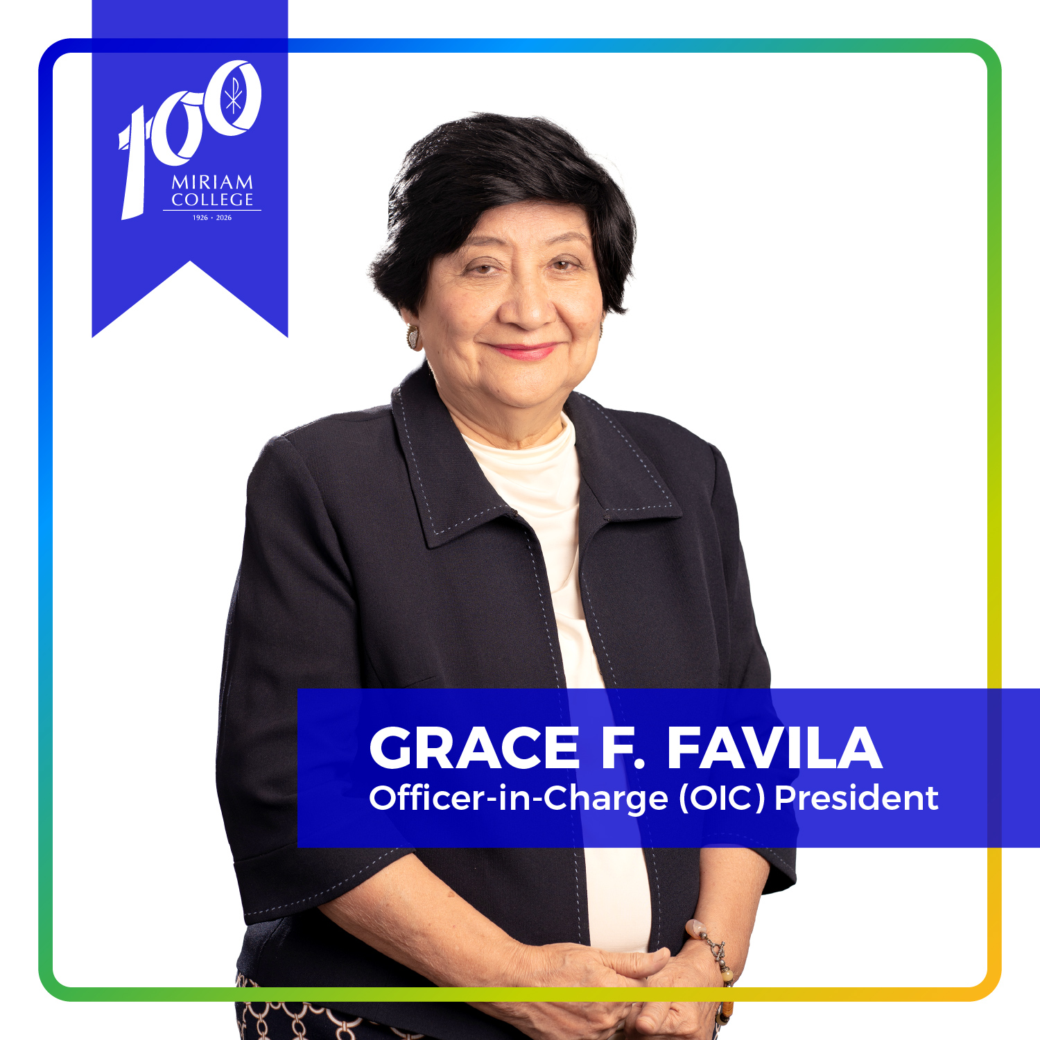 Miriam College Welcomes its New OIC President and Assistant to the ...